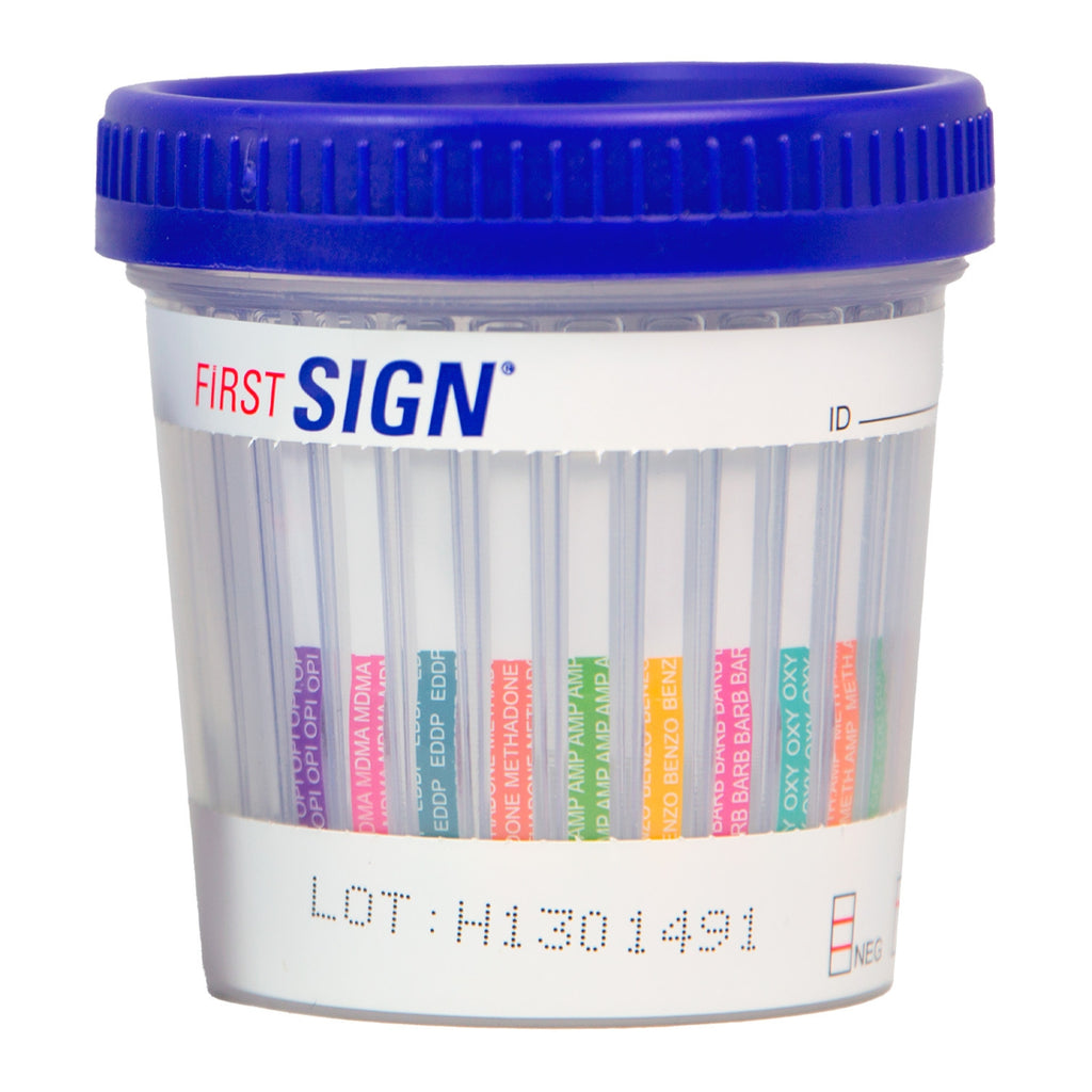 12-Panel First Sign® Urine Drug Test Cup | FSCCUP-9124 (25/box)