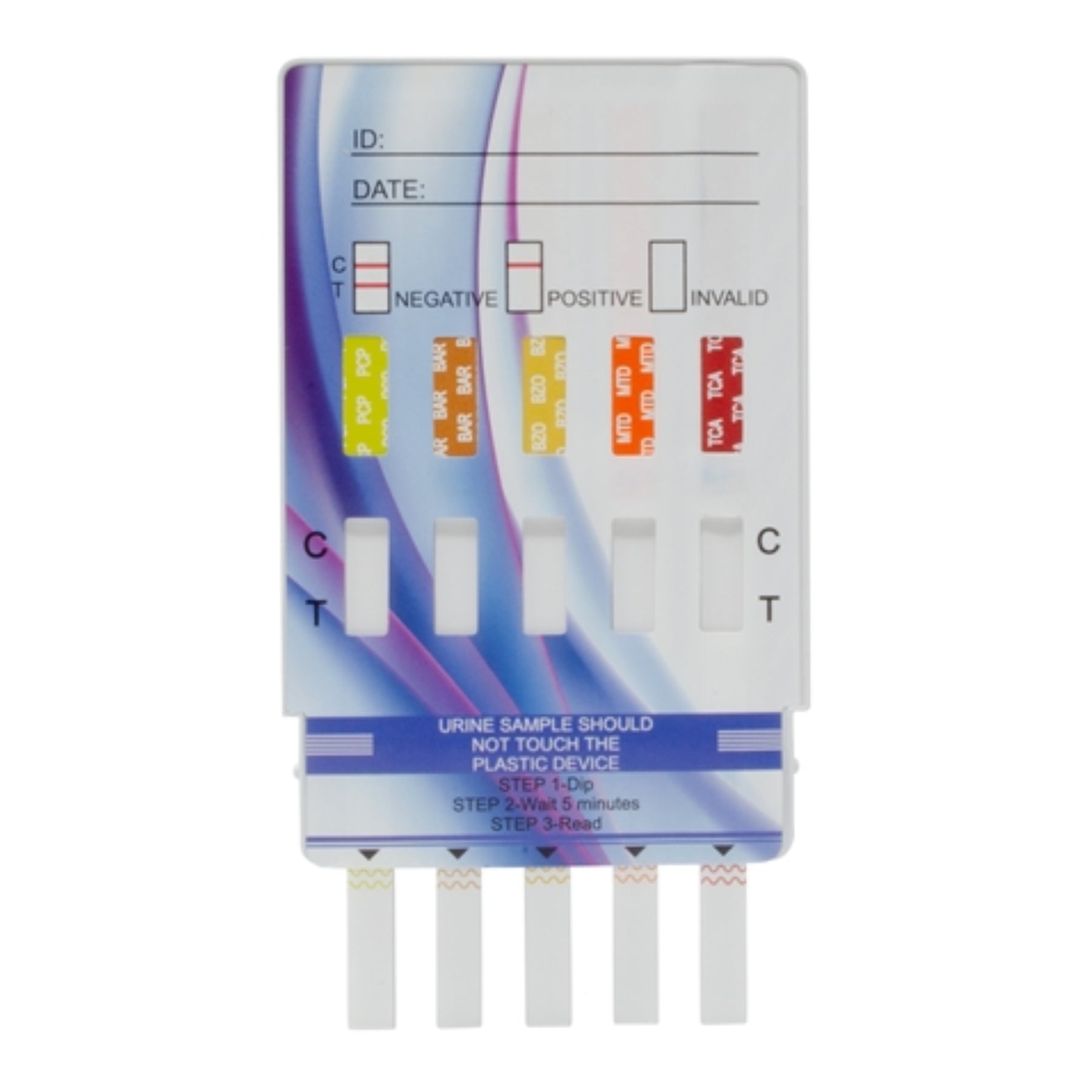 10-Panel Healgen® Drug Test Dip Card | HDOA-8104 (25/box)
