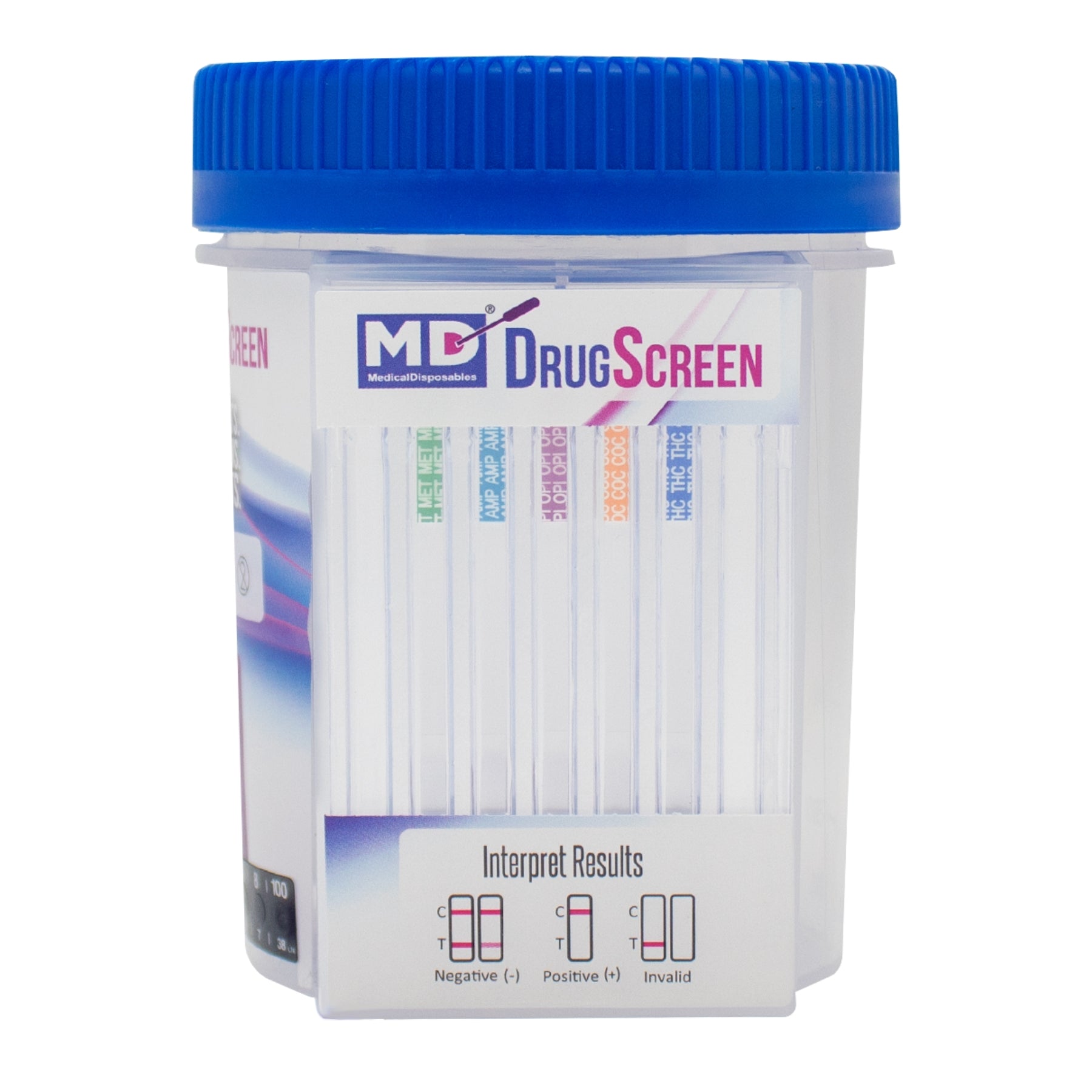 16-Panel MD® DrugScreen Test Cup | MDC-6164EFKT (25/box)